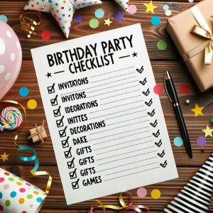 Ultimate Checklist for a Flawless Birthday - Birthday Monster